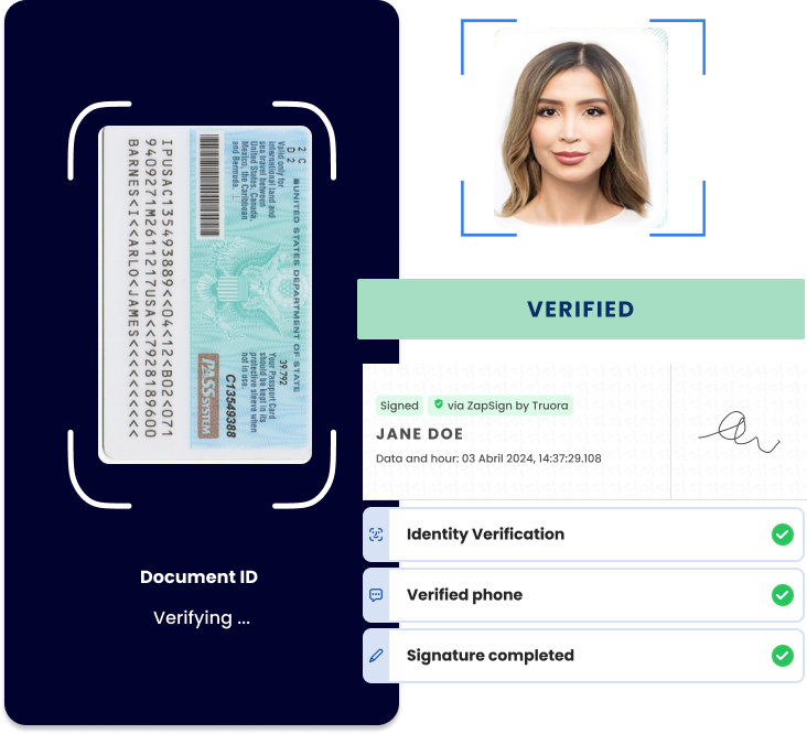 ZapSign | Signer Identity Verification